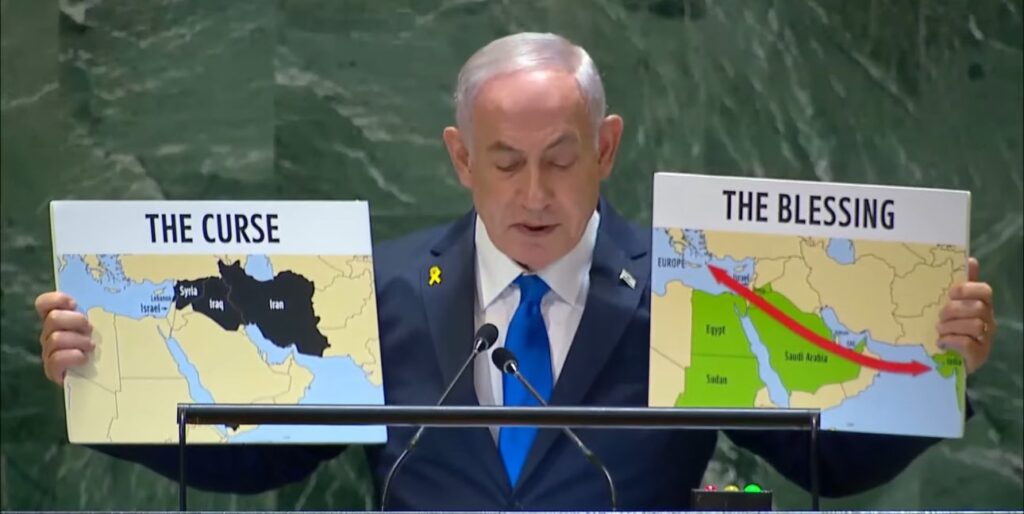 Netanyahu Labels Iran "The Curse" While Positioning Saudi Arabia and ...