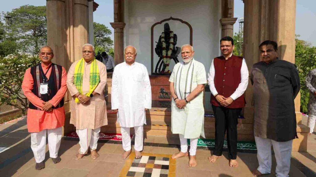 First-Ever Visit by a Sitting PM to RSS HQ: Modi Pays Tribute to ...