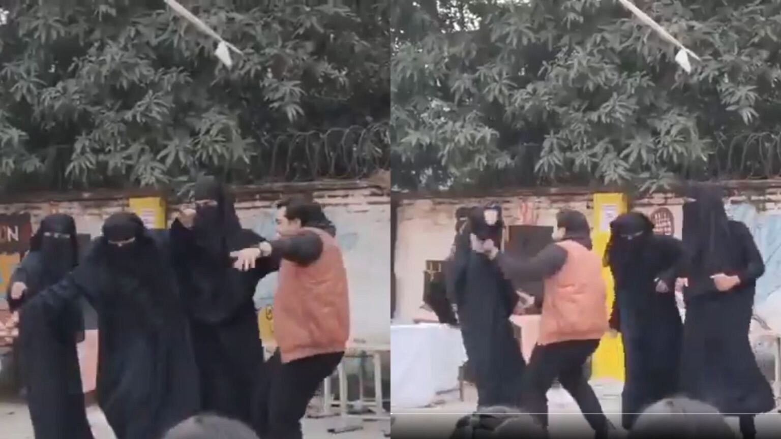 Viral Video Shows Young Men Dancing in Burqas at Amroha School Event ...